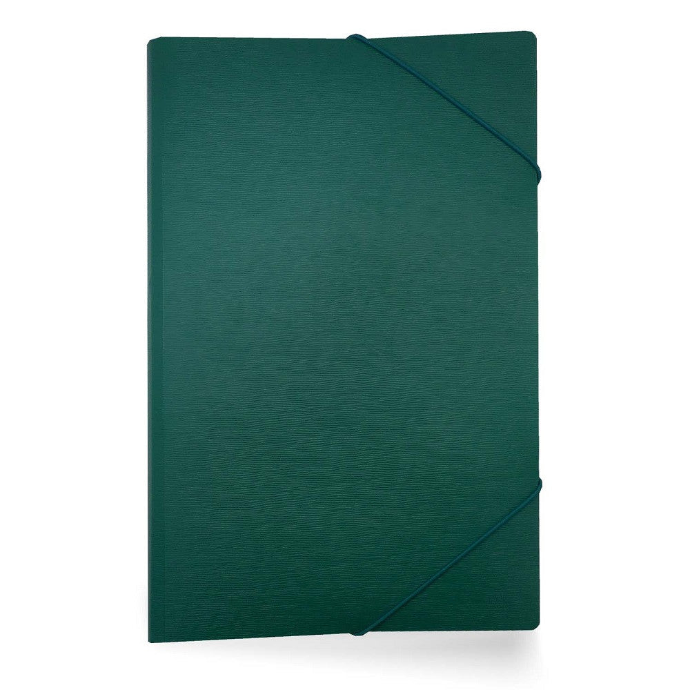 Carpeta Con Elástico Pp Oficio Verde ¡Feliz 2026!