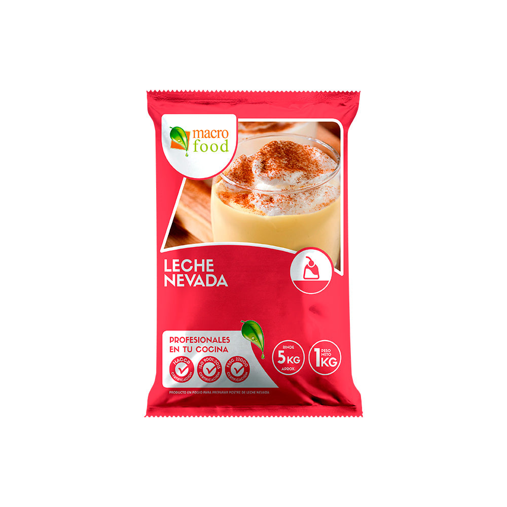 Postre En Polvo Leche Nevada Bolsa 1 Kg