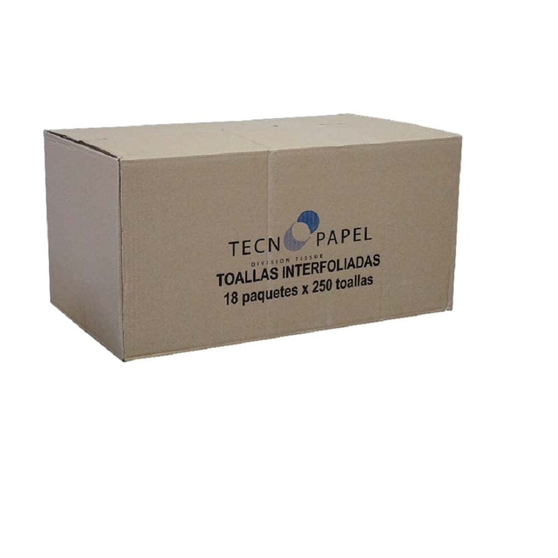 Toalla De Papel Interfoliada Hoja Simple 18 X 250 Hojas