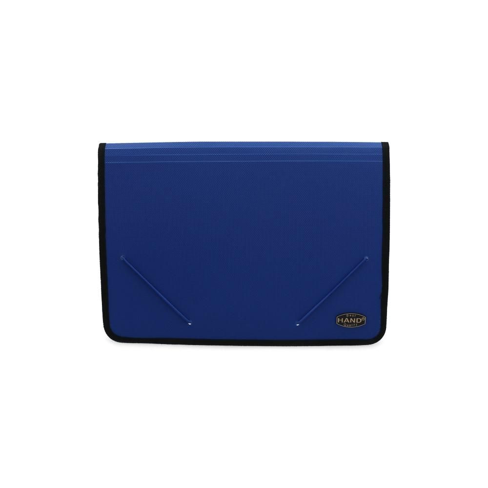 Carpeta Con Fuelle 12 Divisiones Oficio Vinil Colores